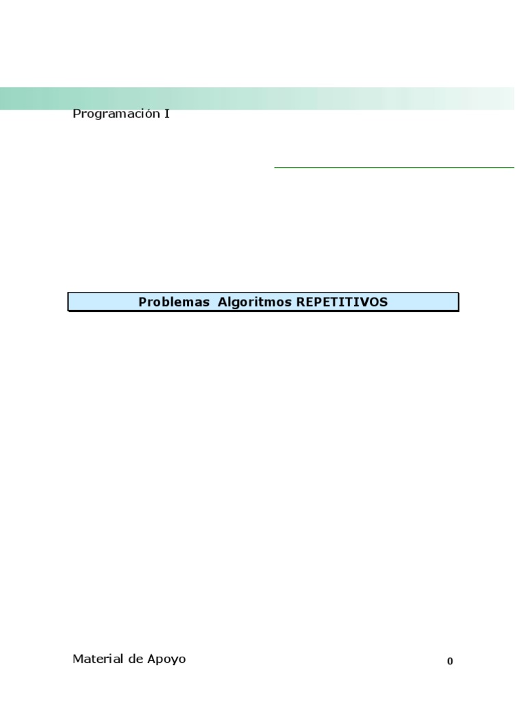 Repetitivos Algoritmos PDF | PDF | Algoritmos | Triángulo