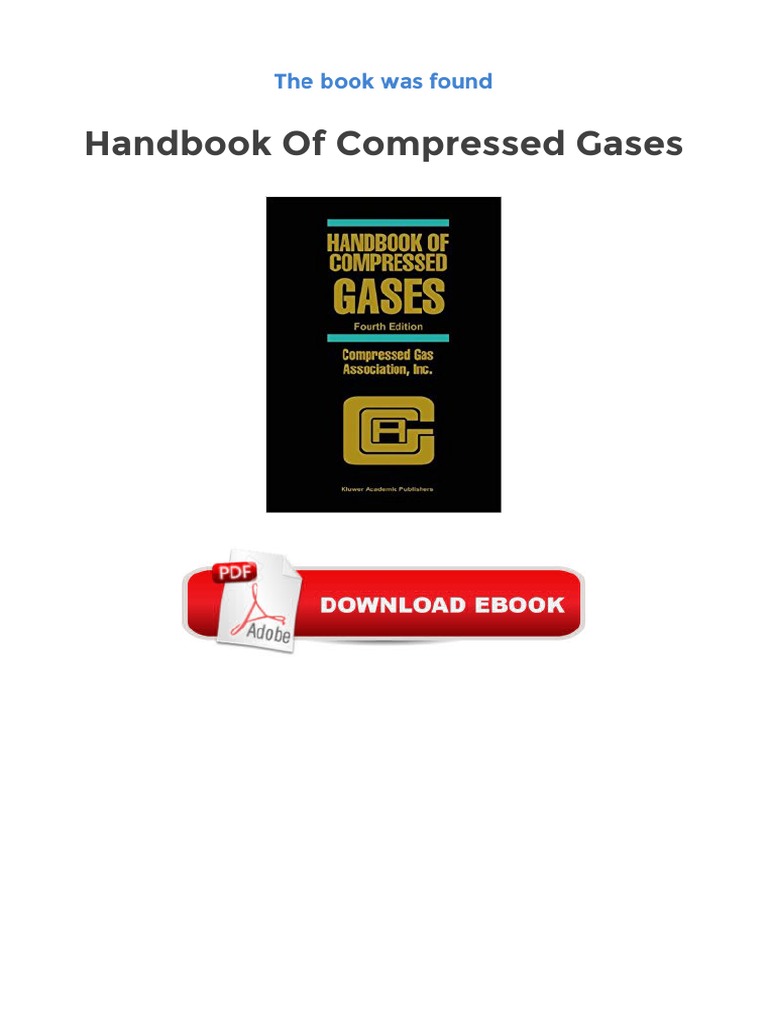 Handbook of Compressed Gases Free Download Ebooks PDF | PDF | Minecraft ...