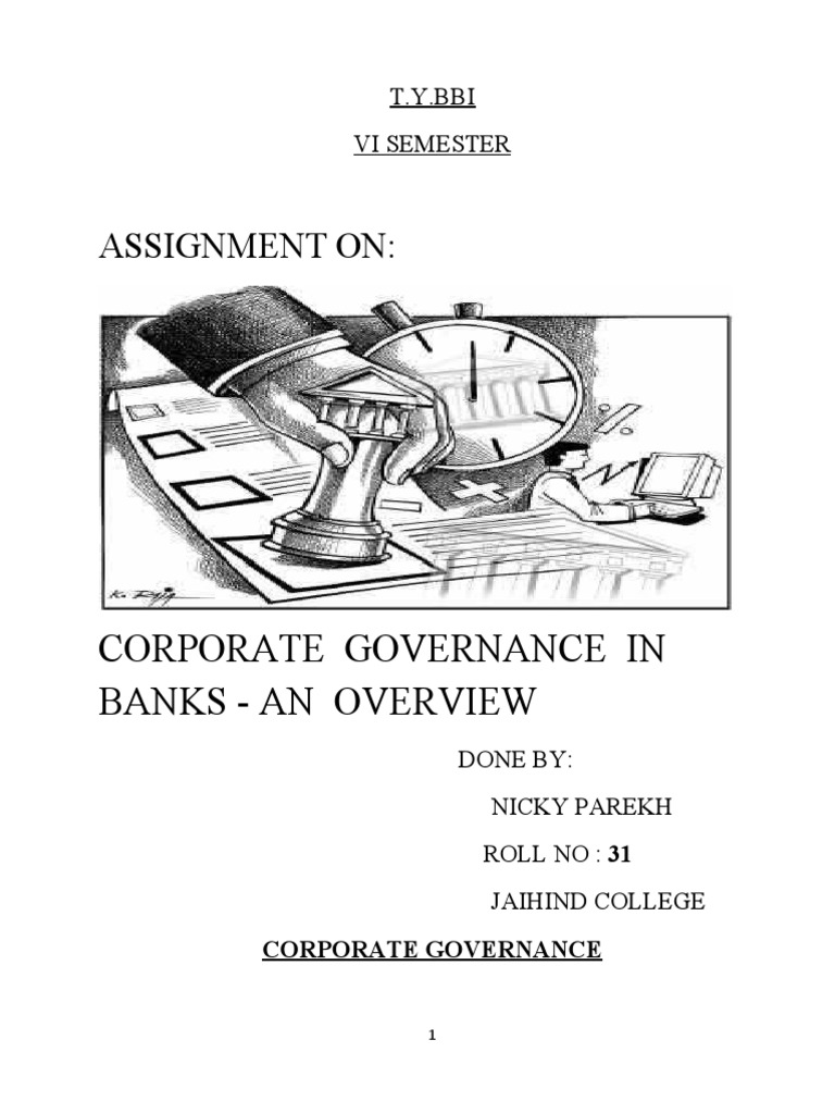 Corporate Governance in Banks | PDF | Corporate Governance | Banks