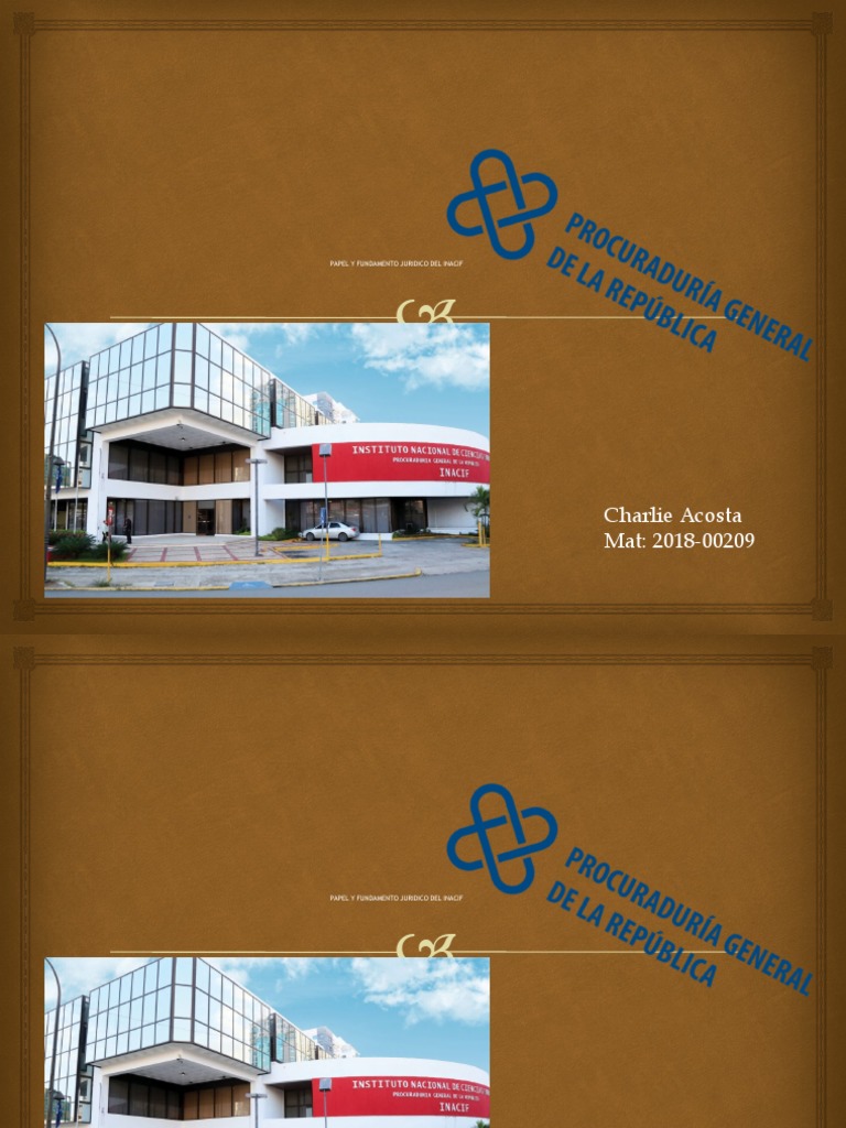 Funciones y Fundamento del INACIF | PDF | Ciencia forense | Institución