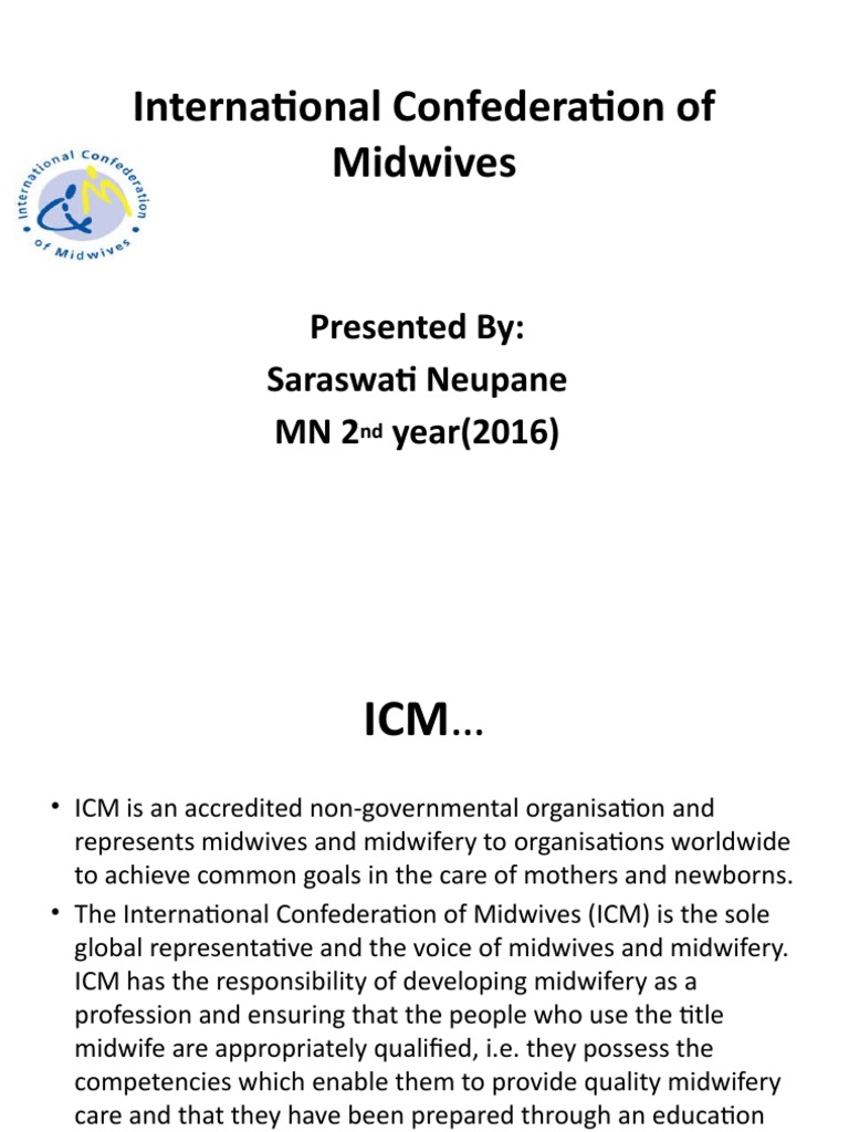 International Confederation of Midwives | PDF | Midwife | Midwifery