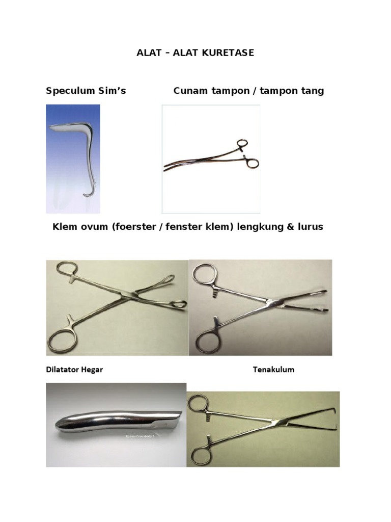 Alat Kuretase dan Fungsinya | PDF | Seni
