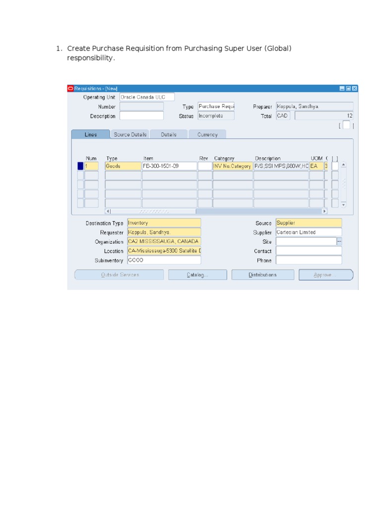 Purchase Requisition and PO Creation Guide | PDF | Business