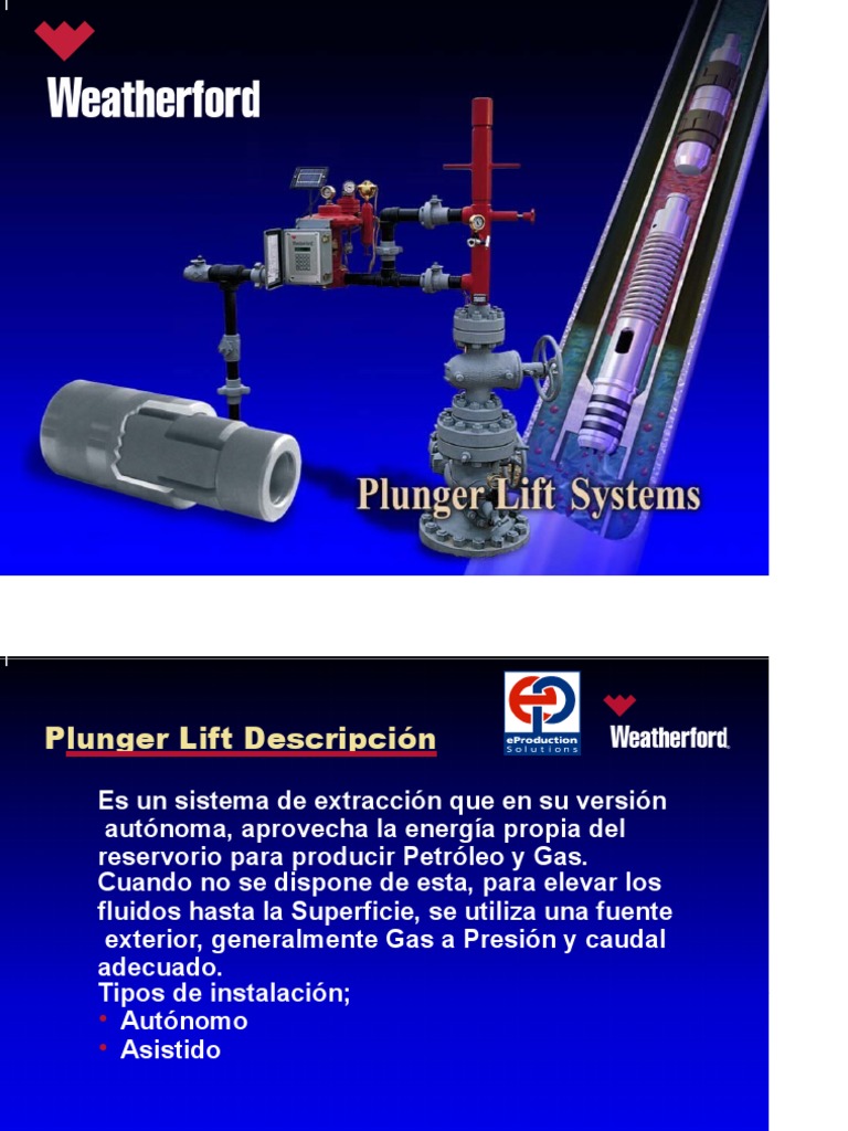 Plunger Lift | PDF | Líquidos | Energía y recursos