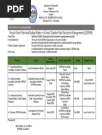 Project Proposal On School DRRM | PDF | Emergency Management | Hazards