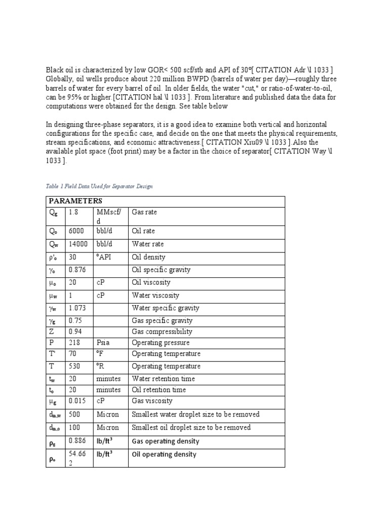 Separator Sizing and Design | PDF | Liquids | Chemistry