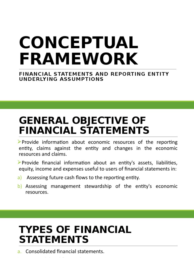 Chapter4 - Conceptual Framework | PDF | Financial Statement | Going Concern