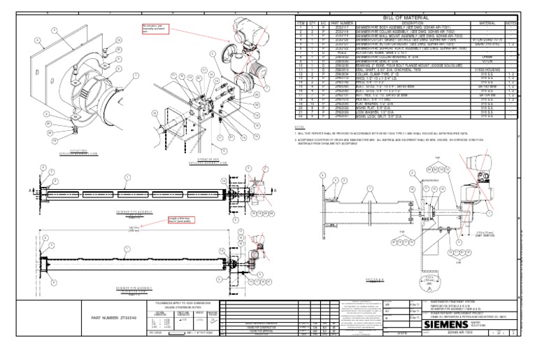 Skimmer Pipe Example Drawing | PDF | Pipe (Fluid Conveyance) | Screw