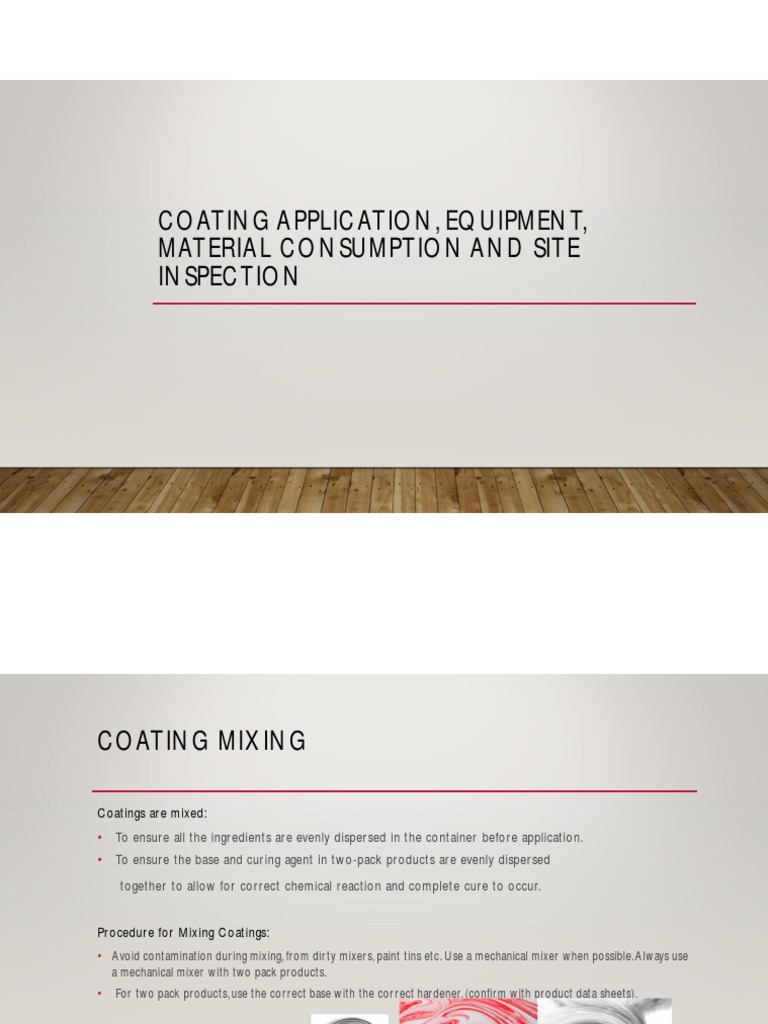 Coating Application and Testing | PDF | Paint | Physical Sciences