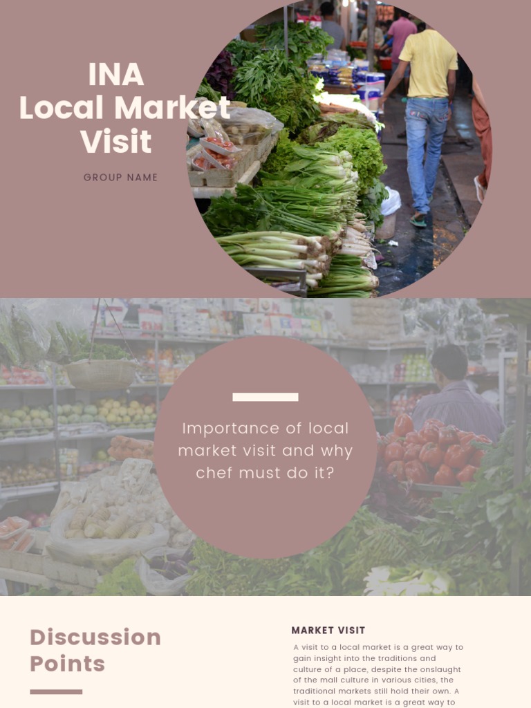 Importance of Visiting Local Markets for Chefs | PDF