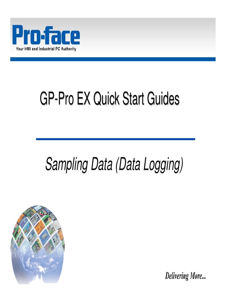 GP - Pro EX Quick Start Guides | PDF | Comma Separated Values | Computer File
