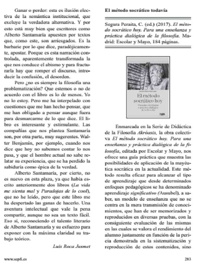 El Método Socrático PDF | PDF