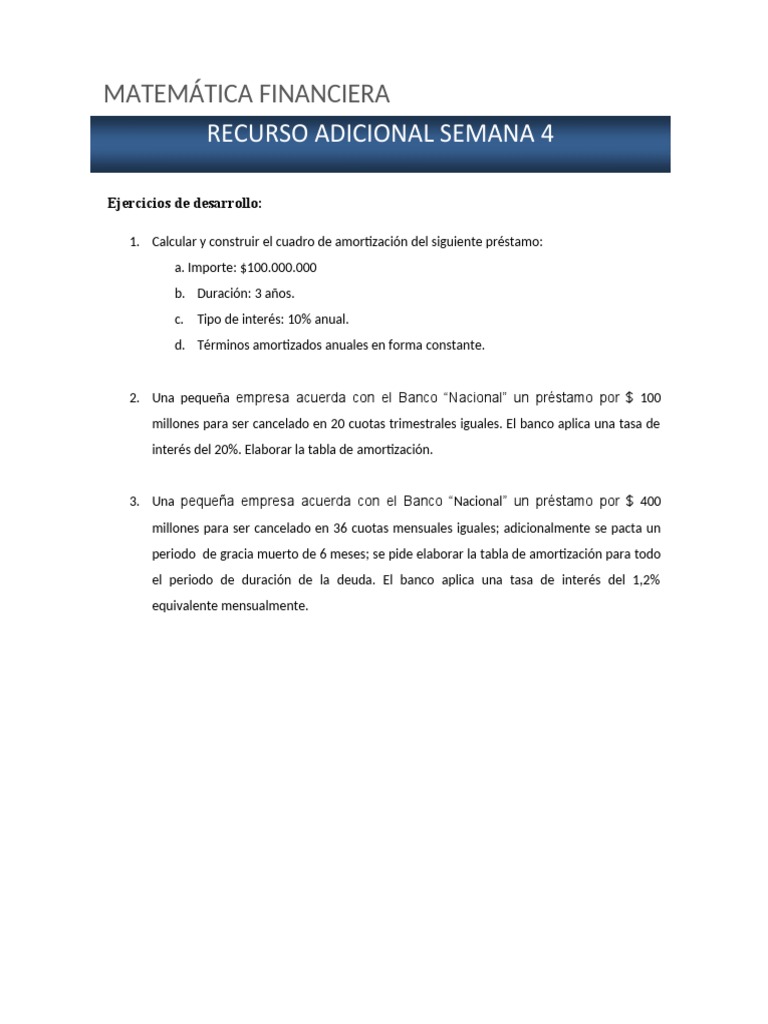 S4 Ejercicios | PDF