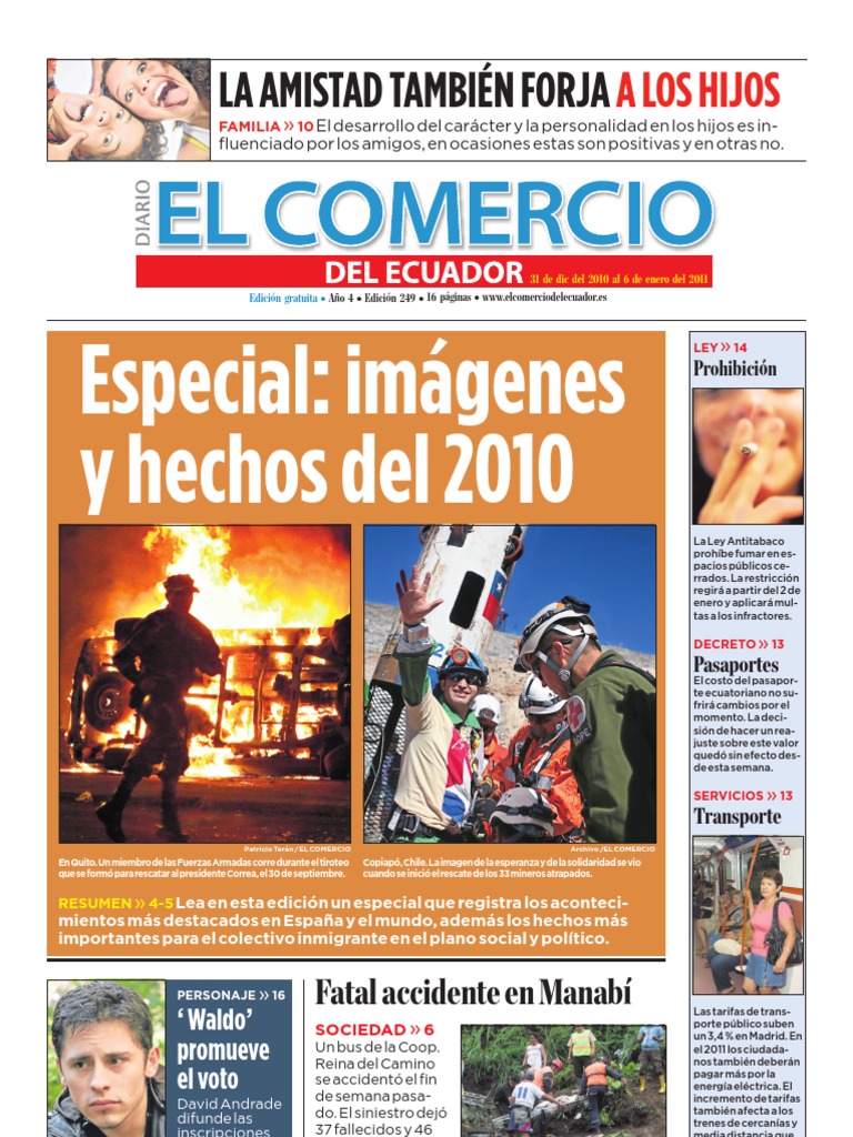 El Comercio Del Ecuador Edición 249 | PDF | Ecuador