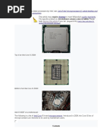 List of Intel Core I7 Microprocessors | PDF | Intel | X86 Architecture