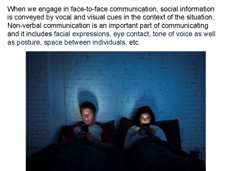 Facial Expressions, Eye Contact, Tone of Voice As Well As Posture ...