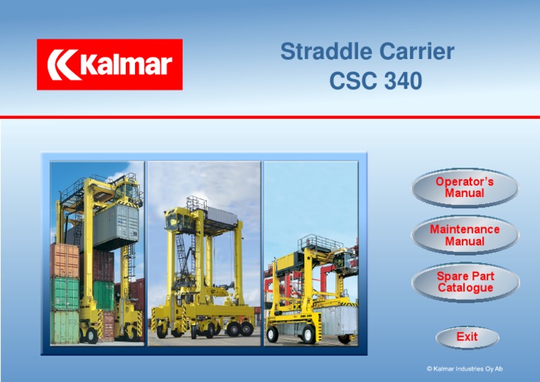 Straddle Carrier: Operator's Manual | PDF | Science & Mathematics ...