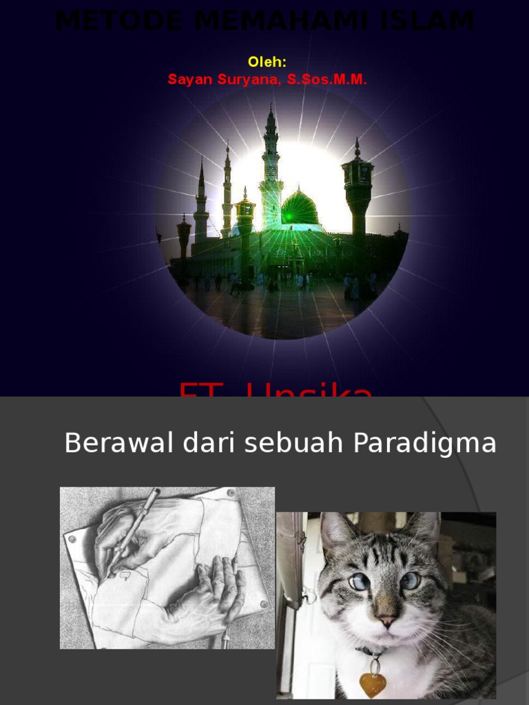 2) Metode Memahami Islam | PDF | Filsafat | Sains & Matematika