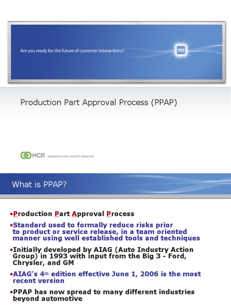 Ppap Training Presentation | PDF | Economic Sectors | Business