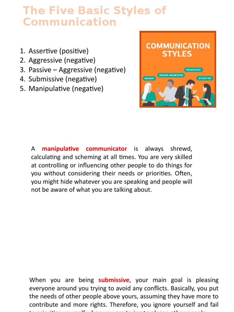 Communication Styles | PDF | Collectivism | Social Psychology