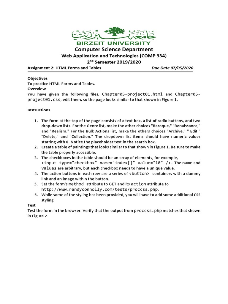 Ass2 1192 | PDF | Html | Cascading Style Sheets