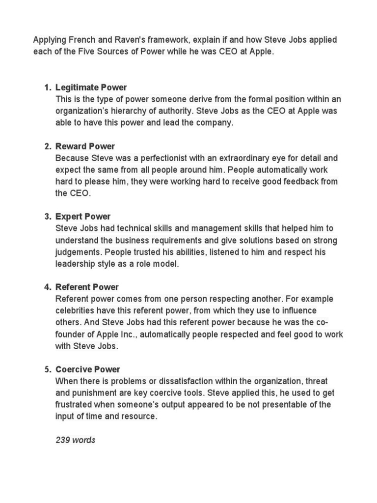 Legitimate Power: 239 Words | PDF