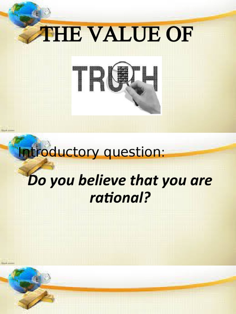 Understanding the Value of Truth | PDF | Truth | Proposition