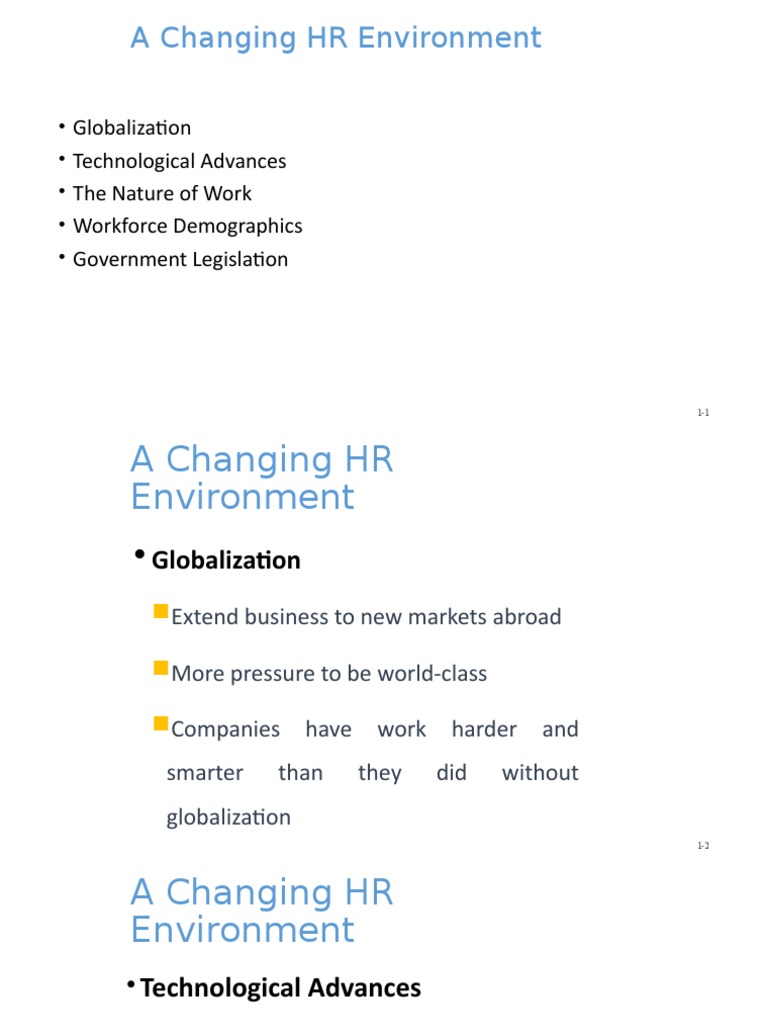 HR Environment | PDF | Human Resources | Human Resource Management