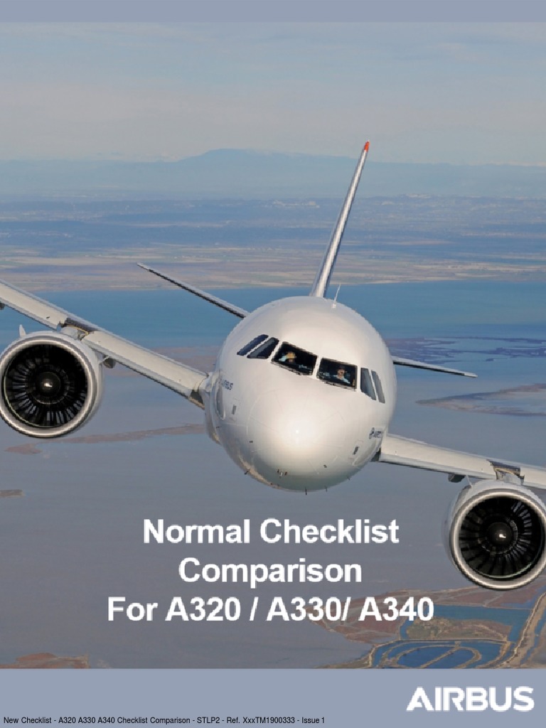 A320-A330-A340 Current Vs New Checklists Comparison PDF | PDF | Takeoff ...