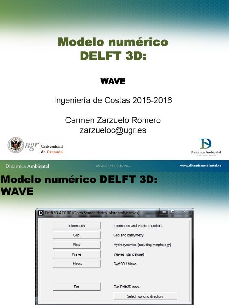 Modelo Numérico - Delft3D-WAVE | PDF