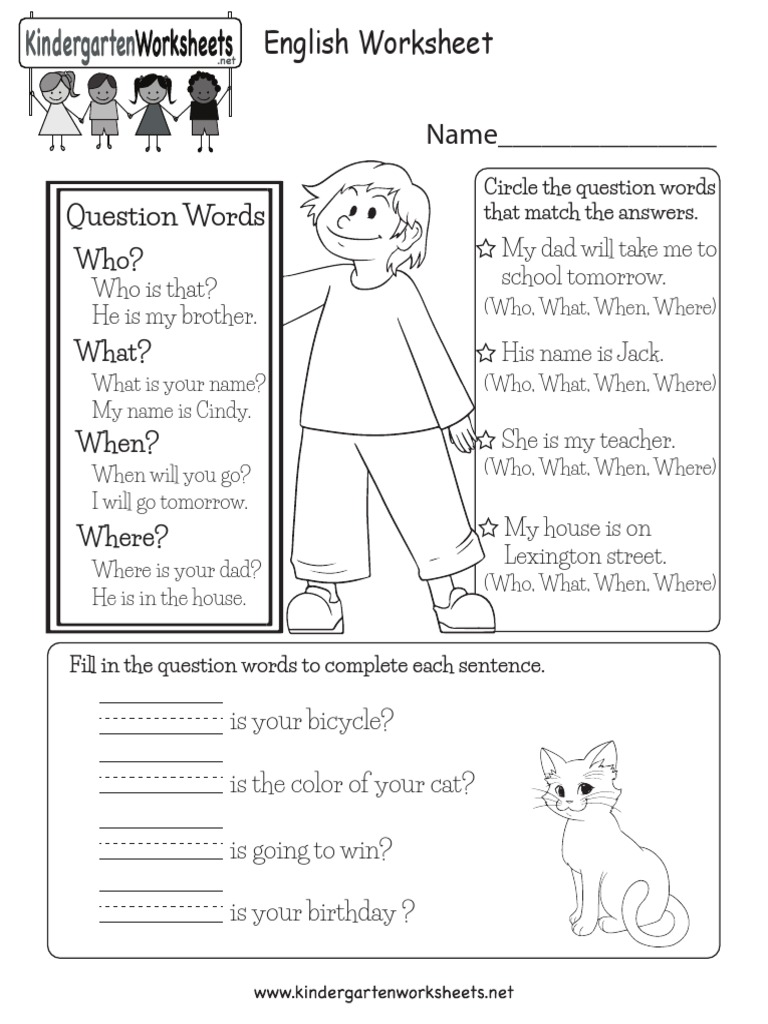 English Worksheet | PDF