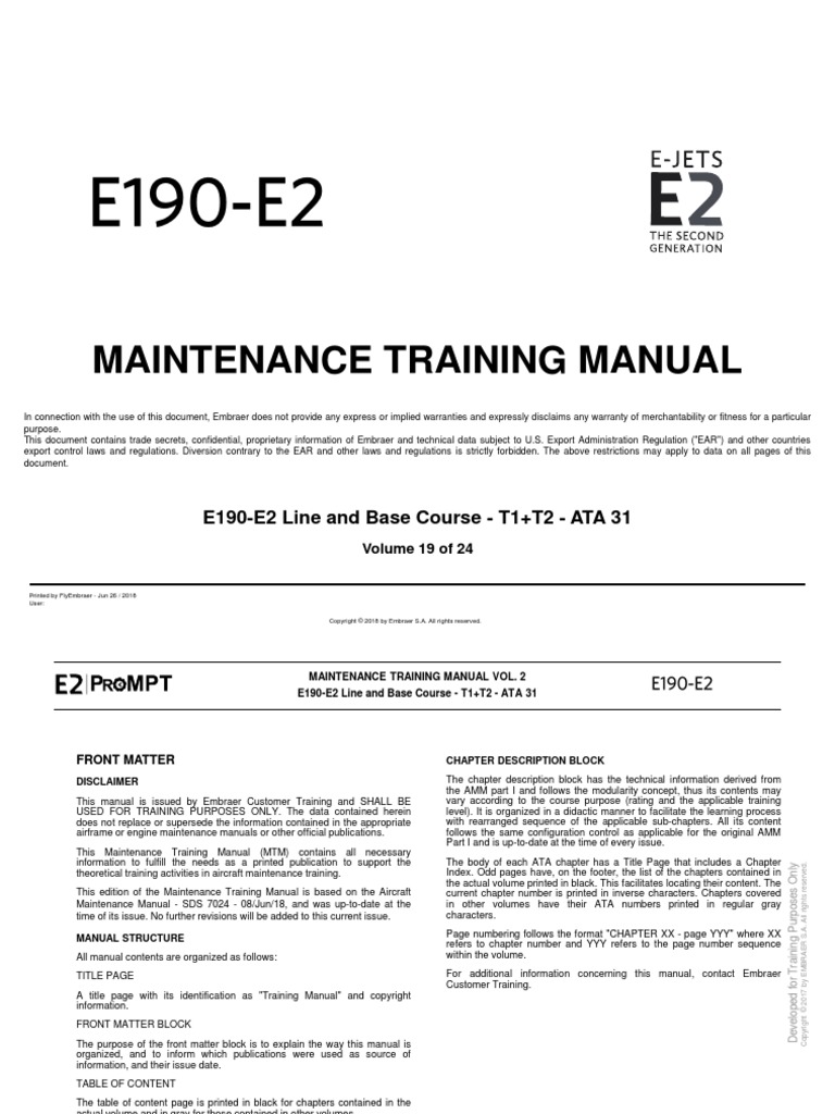 MTM 0051 00 Vol01 - E2.31.L3 PDF | PDF | Cockpit | Modularity