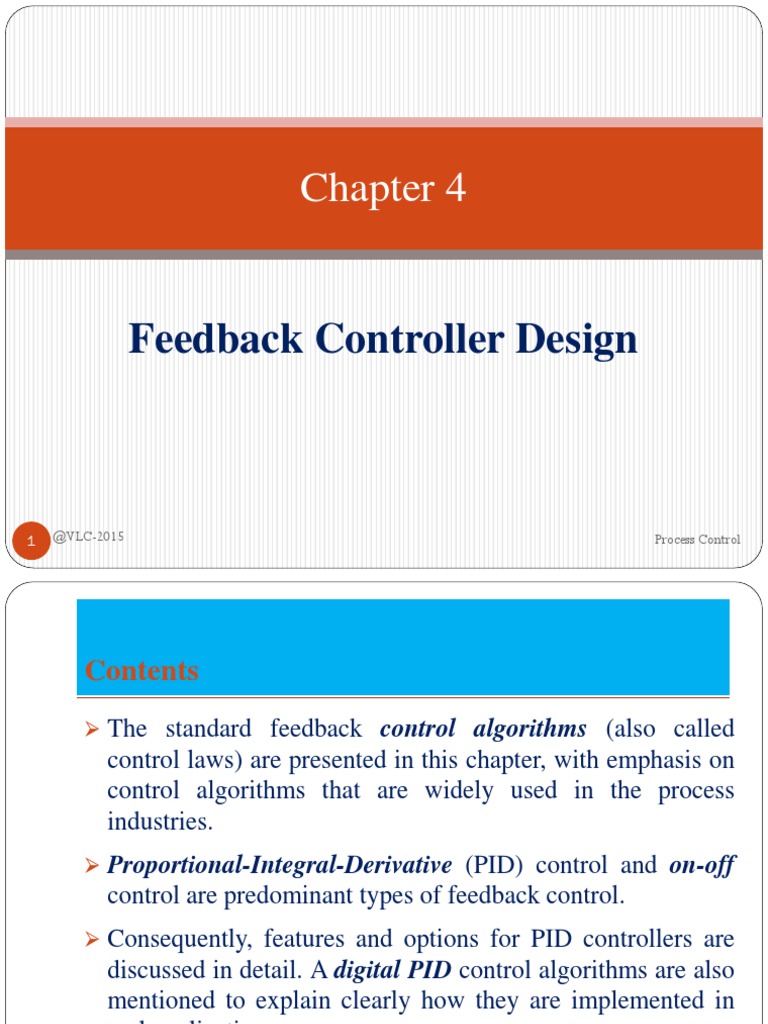 Process Control - Chapter 4 PDF | PDF | Control Theory | Control System