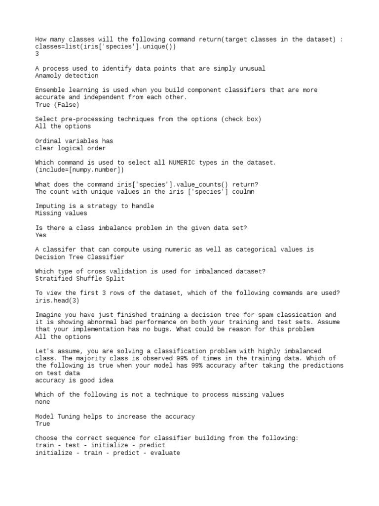 Structured Data Classification | PDF | Statistical Classification ...