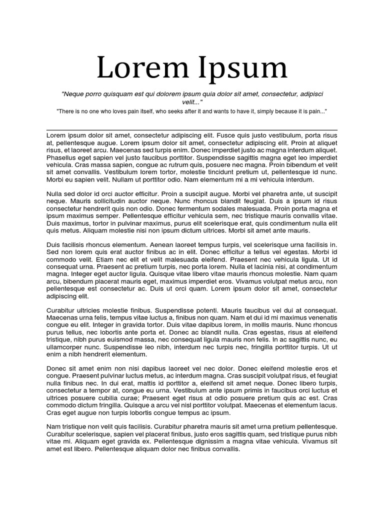 Lorem Ipsum: "Neque Porro Quisquam Est Qui Dolorem Ipsum Quia Dolor Sit Amet, Consectetur ...