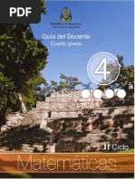 Guia Del Docente Matematicas 8 Grado Honduras - PDF - Google Drive | PDF