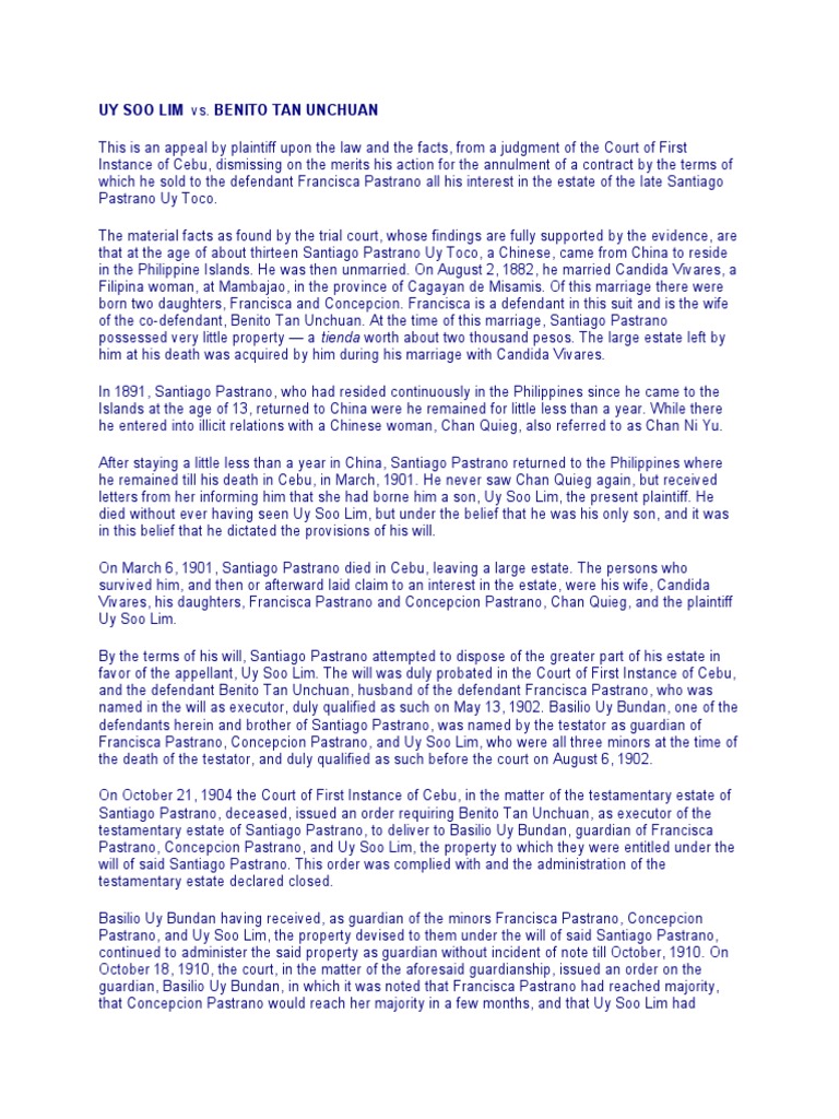 Consolidated Cases Full Text | PDF | Will And Testament | Mortgage Law