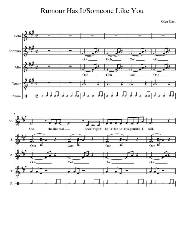 Rumour Has It | PDF | Songs Written