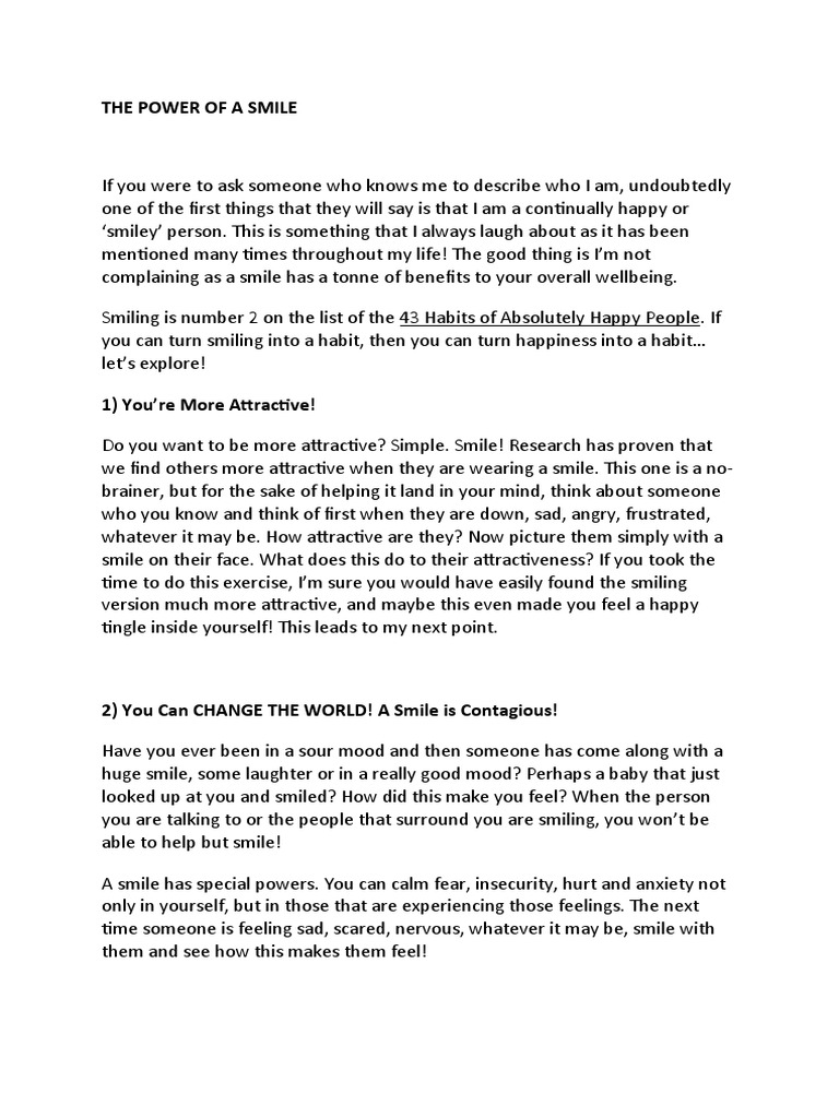 Public Speaking Text | PDF | Smile | Laughter