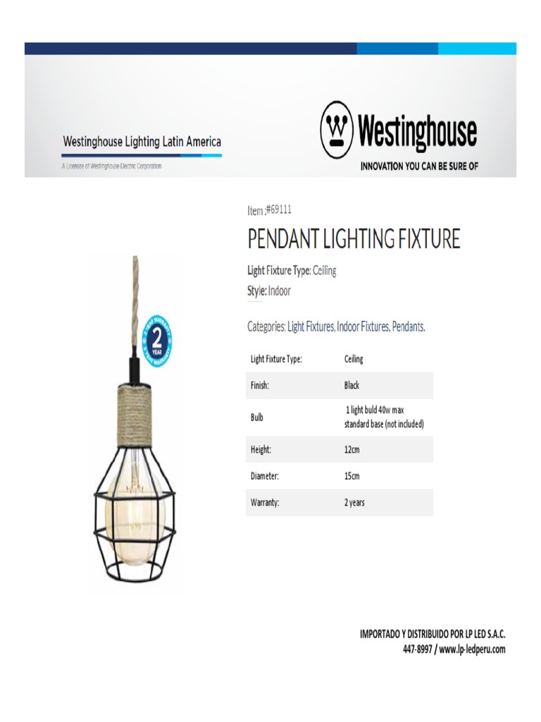 Philips L9 Bulb Ceiling Fixture Specs | PDF