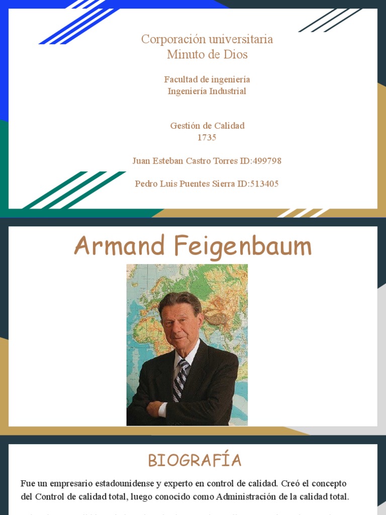 Armand Feigenbaum | PDF | Calidad (comercial) | Liderazgo