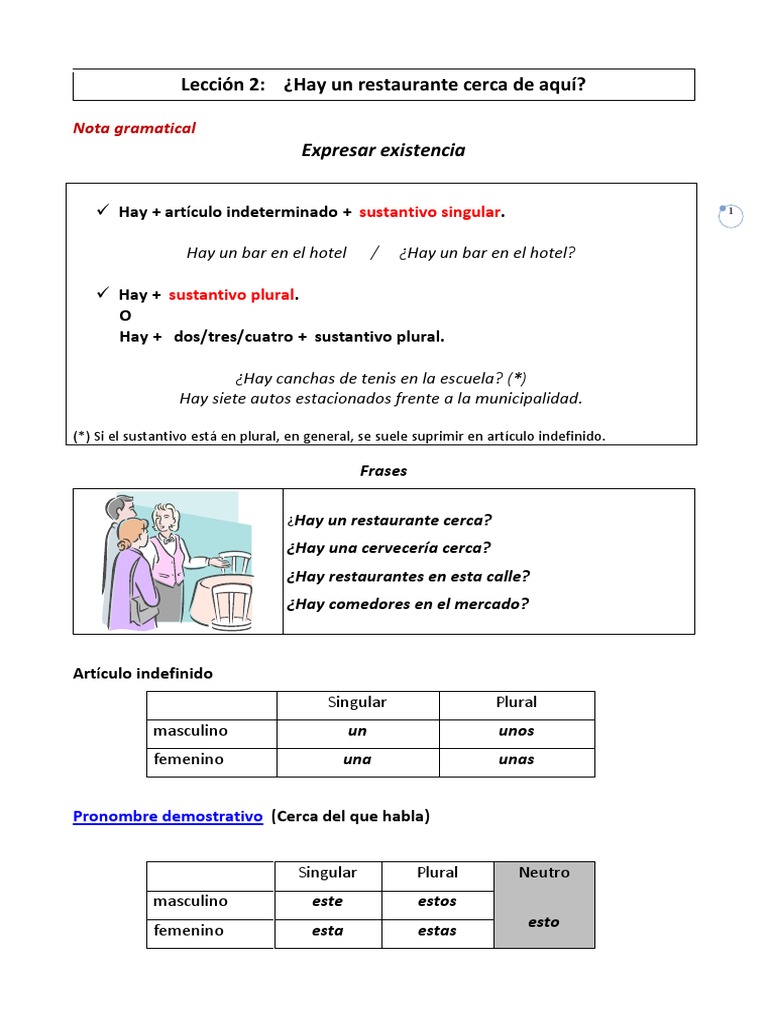 EPSE - Lección 2 - 2017-2018 - Expresar La Existencia | PDF ...