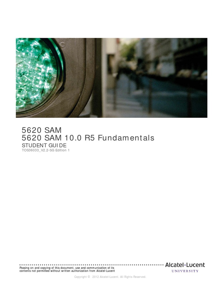 TOS36033 5620 SAM R10.0 Fundmentals-Student Guide | PDF | Multiprotocol ...