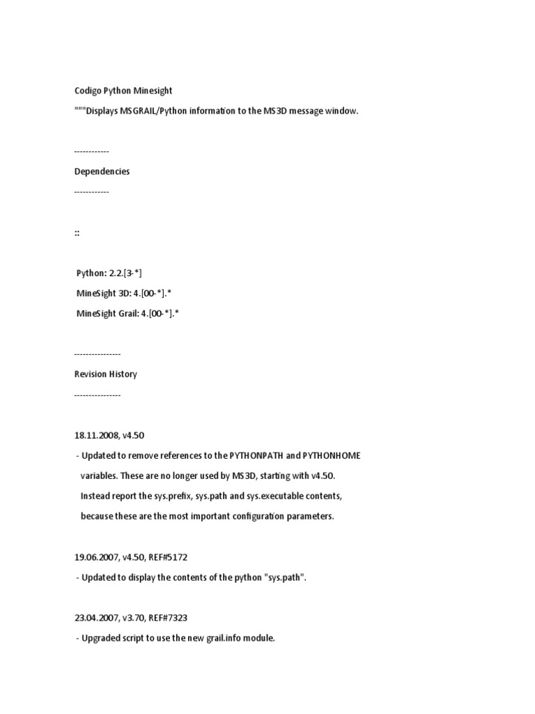 Codigo Python Minesight | PDF | Python (Programming Language) | Computer Engineering