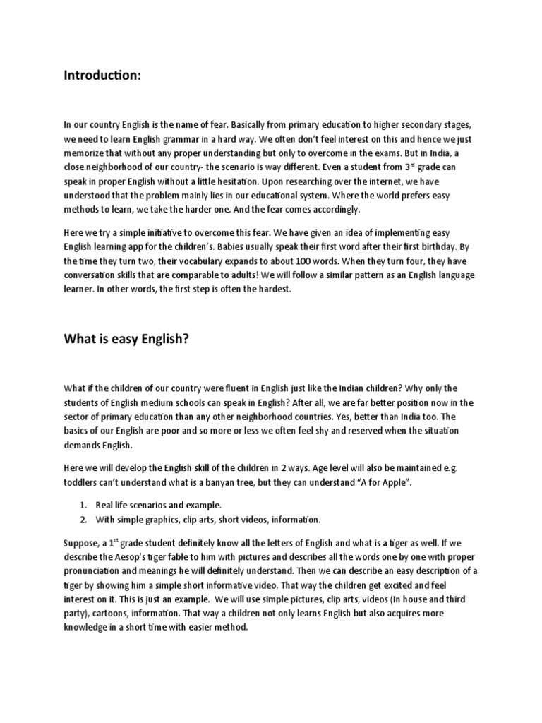 Easy English | PDF | English Language | Verb