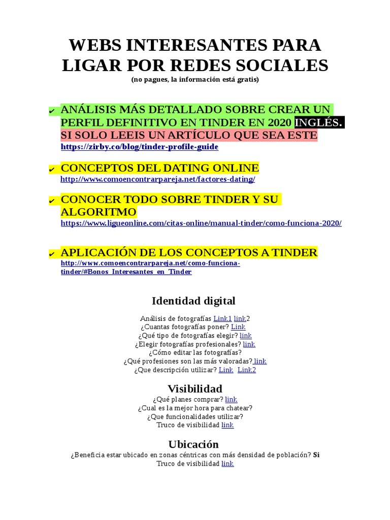 Libro de Tinder | PDF