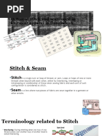 100 Class Stitches | PDF | Stitches (Textile Arts) | Clothing Industry