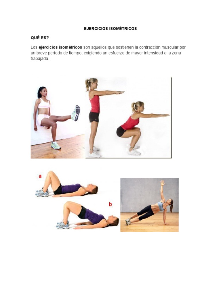 Ejercicios Isométricos | PDF