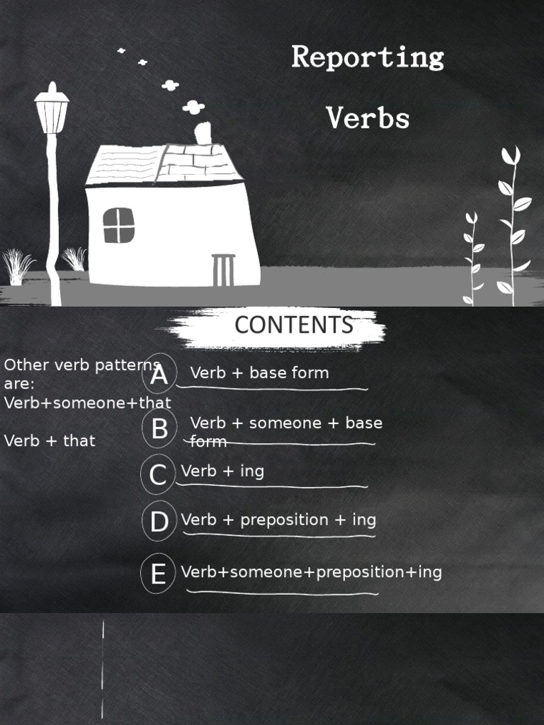 Understanding Reporting Verbs | PDF | Grammar | Language Mechanics