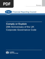 2018 UK Corporate Governance Code | PDF | Internal Control | Corporate ...